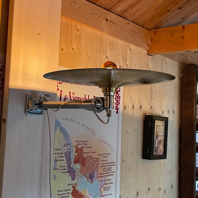 Discus wand lamp » VintageDrumlights voor originele lampen.